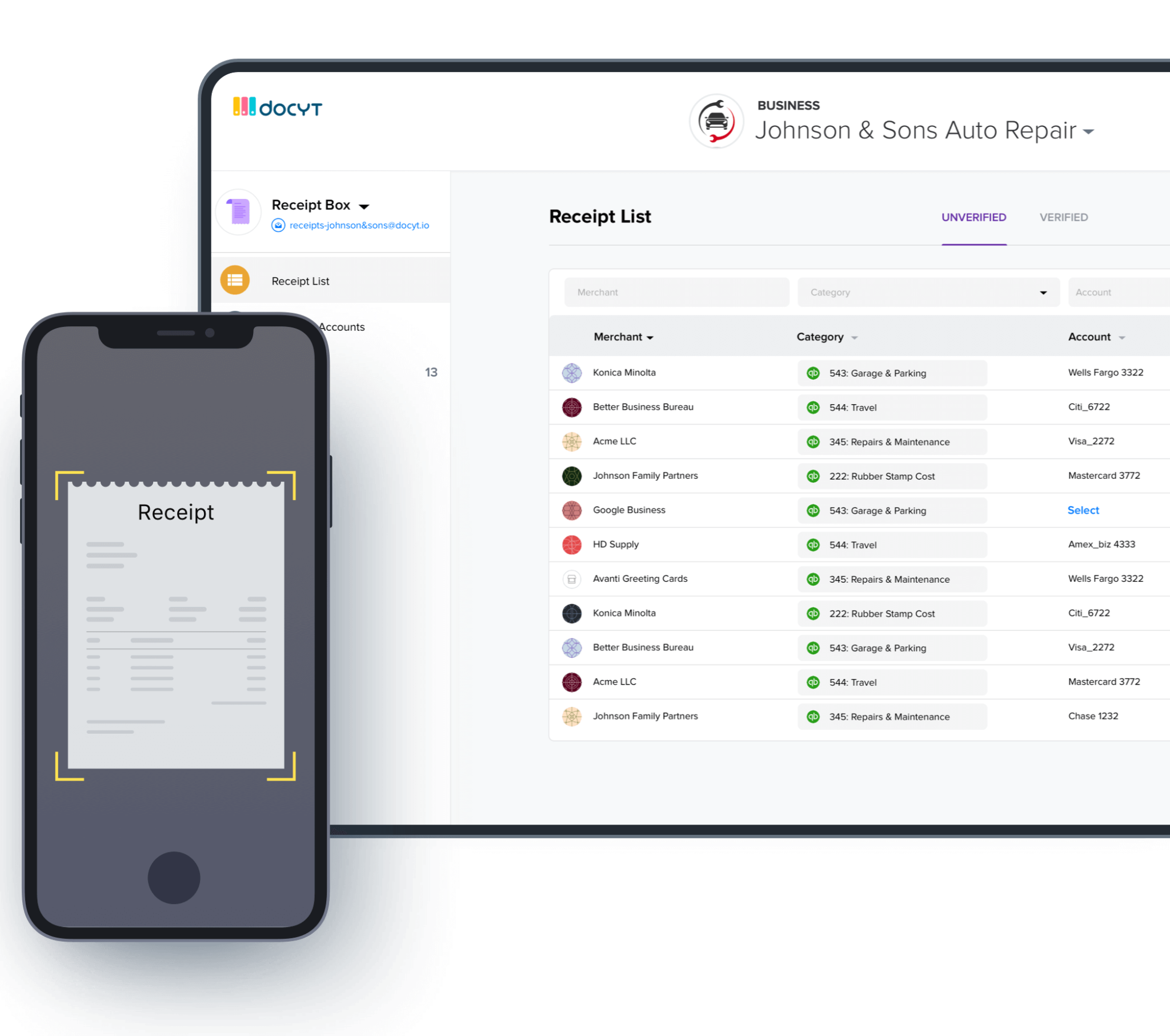 Receipt Capture App - Automated Receipt Scanning Software
